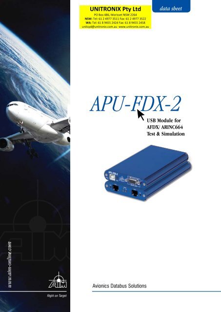 APU-FDX-2 - Unitronix
