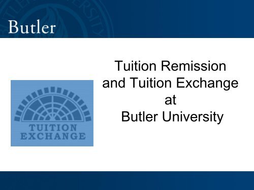 Tuition Exchange at Butler University