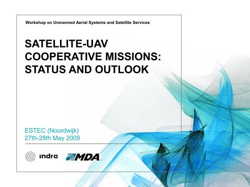 satellite-uav cooperative missions - ESA Telecommunications