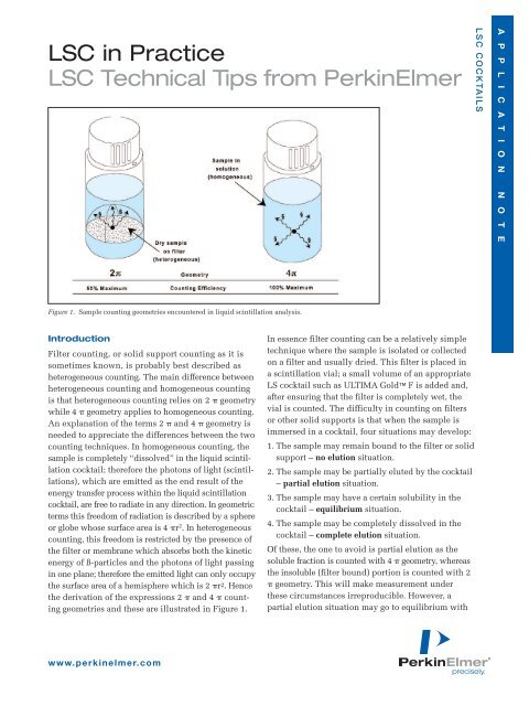 LSC in Practice: LSC Technical Tips from PerkinElmer