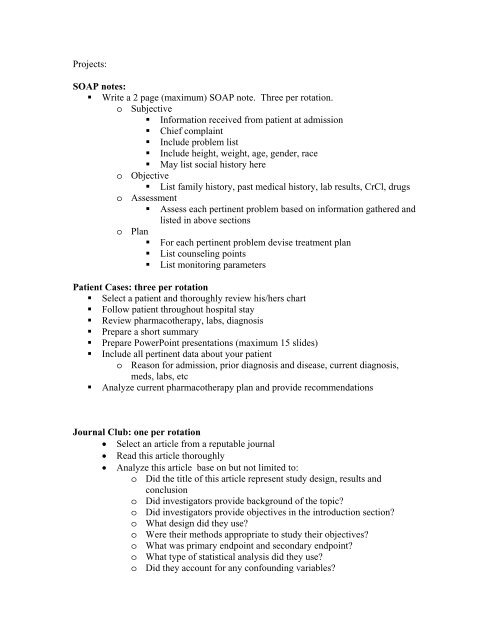 Projects SOAP Notes Write A 2 Page maximum SOAP Note Three 
