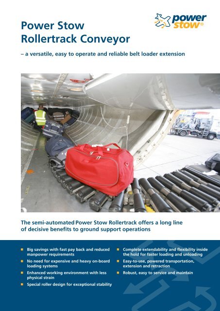 Power Stow Rollertrack Conveyor