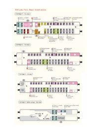Seat map ICE 3: Paris- Germany - Rail Europe