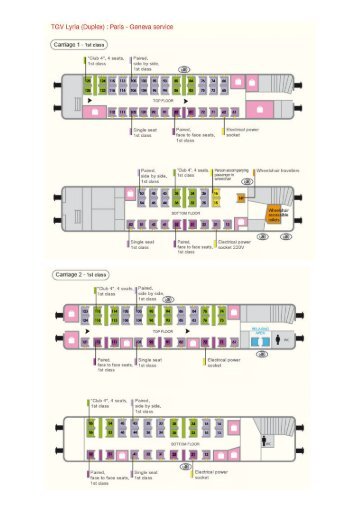 Seat map ICE 3: Paris- Germany - Rail Europe