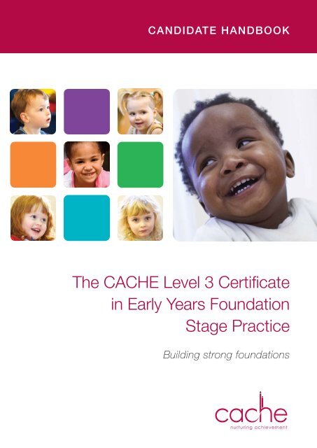 CACHE Level 3 Certificate in Early Years Foundation Stage Practice