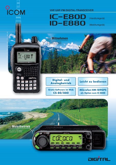 IC-E80D/ID-E880 - Icom