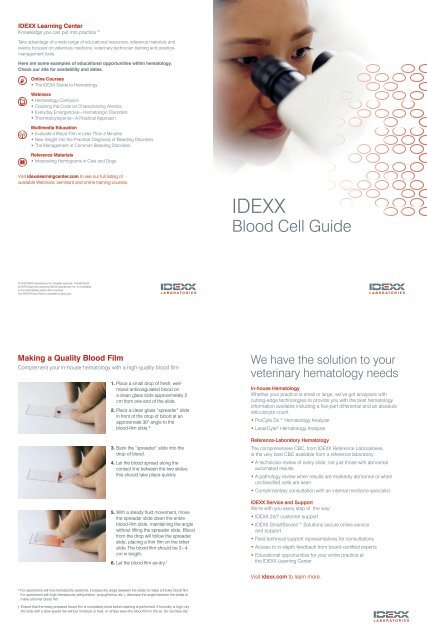 Blood Cell Guide - IDEXX Laboratories