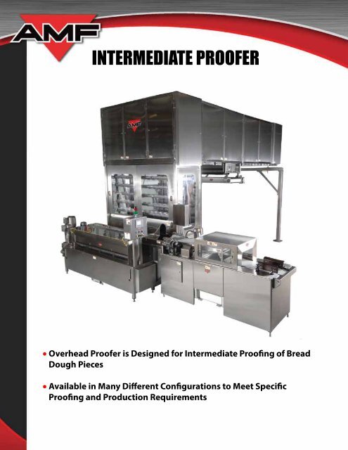INTERMEDIATE PROOFER - AMF Bakery Systems