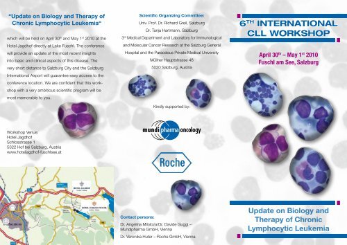 6th International CLL Workshop Salzburg Program...