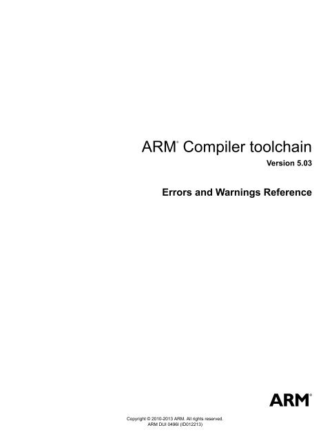 PDF version - ARM Information Center