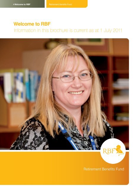 Welcome to RBF Information in this brochure is ... - SuperFacts.com