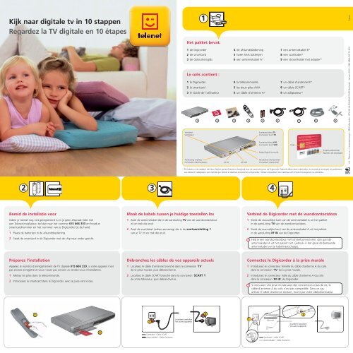 Installatiegids Digicorder DC-AD1000 - Klantenservice - Telenet