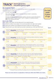GLAXOSMITHKLINE LAUNCHES ASTHMA CONTROL TEST