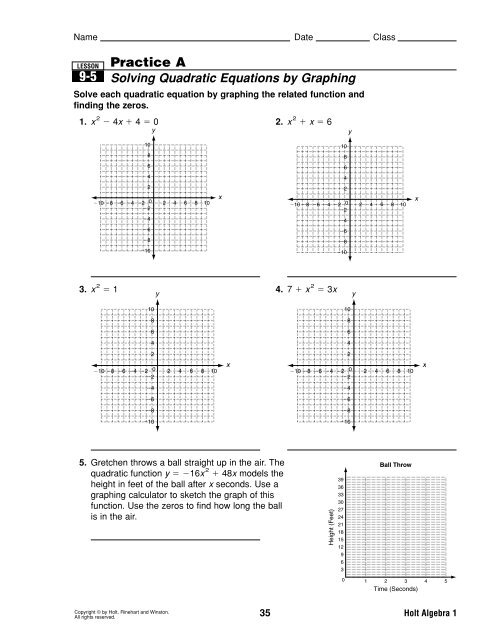 Solving Quadratic Equations Activity Pdf - Tessshebaylo