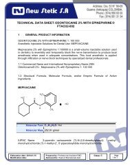 technical data sheet: acrylic polymer heat polymerized ... - New Stetic