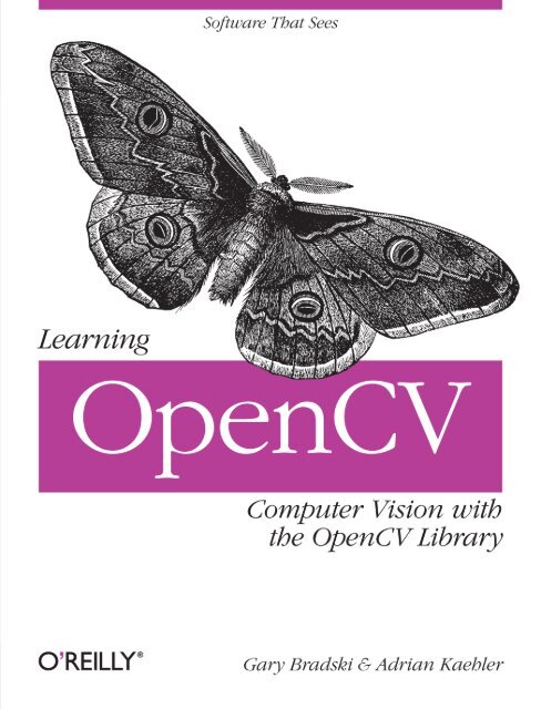 Learning OpenCV Computer Vision with the OpenCV Library
