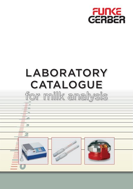 Download laboratory catalogue for milk analysis - Funke Gerber