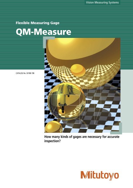 QM-Measure - Mitutoyo Scandinavia AB