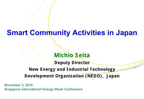 Smart Community Activities in Japan - Solar Panels
