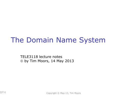 Dns Eeandt Lecture Notes 