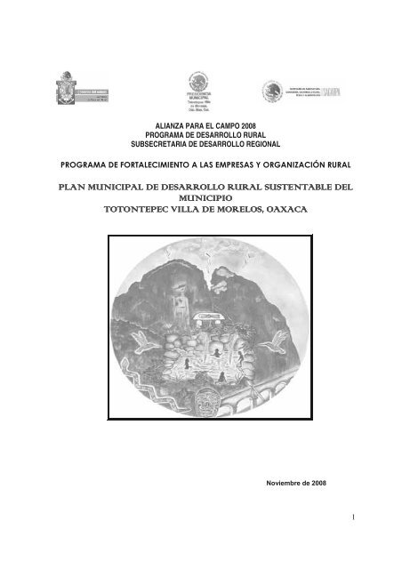 plan municipal de desarrollo rural sustentable del municipio ...