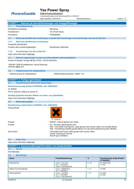 Yes Power Spray - ScienceInTheBox