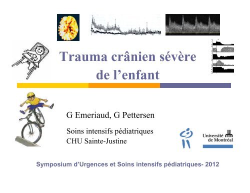 Trauma crânien sévère de l'enfant - CHU Sainte-Justine - SAAC