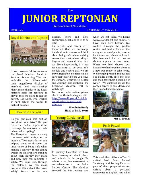 The Junior Reptonian Issue 129 - Repton School Dubai