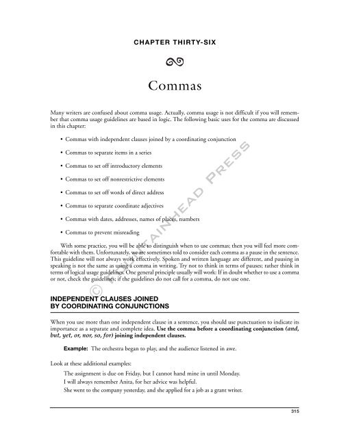 Punctuating - Fountainhead Press