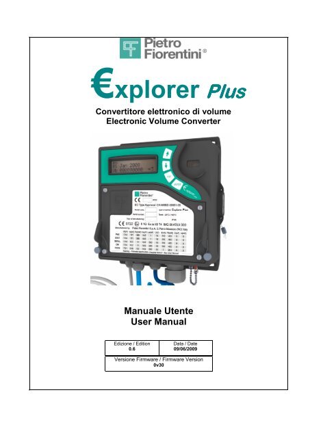 3 Explorer Plus - Pietro Fiorentini