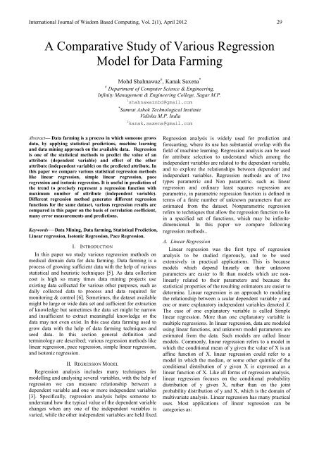 IEEE Paper Template in A4 (V1) - Wisdom Based Computing