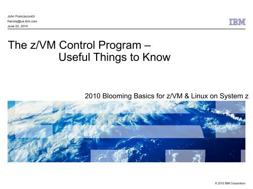 REXX Hands-on Lab - z/VM - IBM