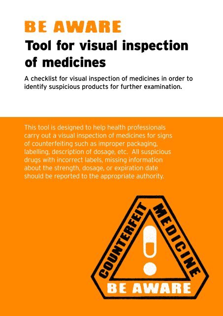 visual inspection form