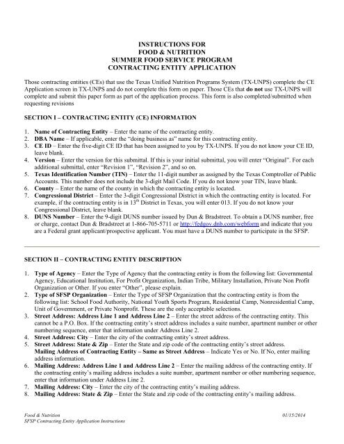 INSTRUCTIONS FOR - Square Meals