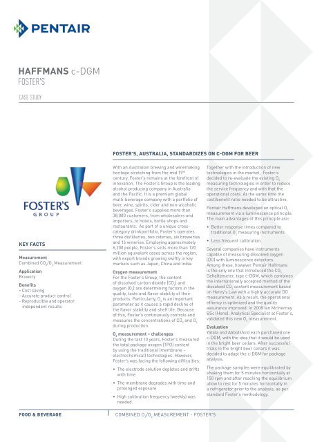 HAFFMANS c-DGM FOSTER'S