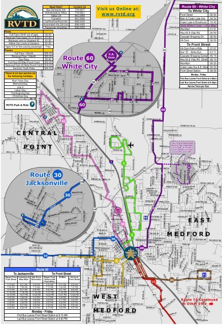 Visit us Online at: www.rvtd.org