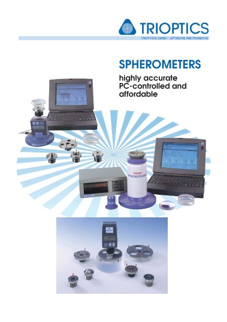 Spherometers Prosp. 2 - Trioptics