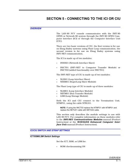 PCV Installation (ICI/CIU) - ABB SolutionsBank