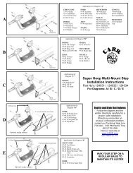 Hoop II Multi-Mount Step Installation Instructions - Carr
