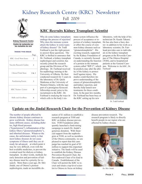 KRC - The Ottawa Hospital Research Institute