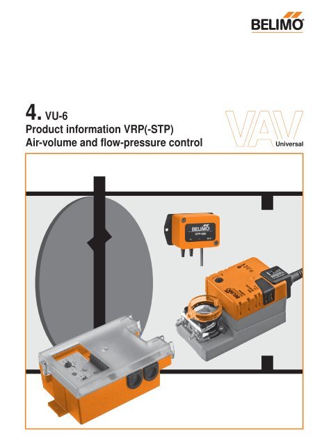 4.VU-6 Product information VRP(-STP) Air-volume and flow ... - Belimo