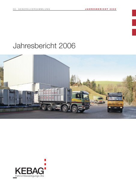 Jahresbericht 2006 - Kebag