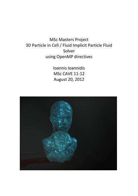 3d Particle In Cell Fluid Implicit Particle Fluid Solver Using Openmp