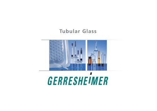 Tubular Glass Catalogue - Gerresheimer