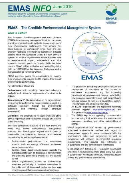 EMAS INFO