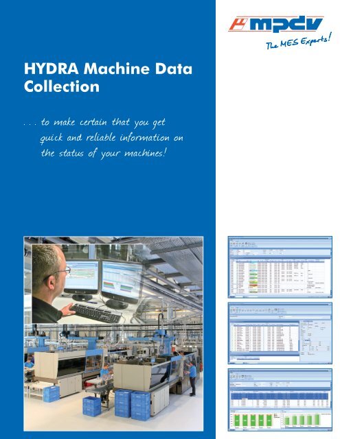 HYDRA - MDE: Machine Data Management - MPDV USA