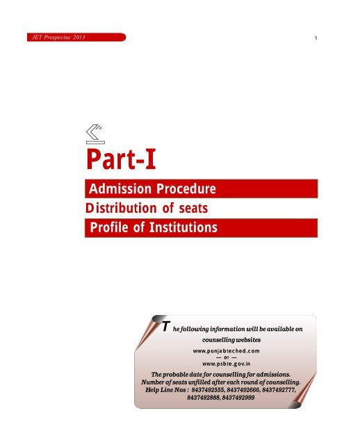 Part-I - Technical Education Board