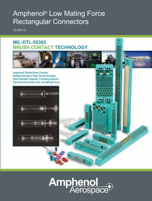 Low Mating Force Rectangular Connectors - Amphenol Aerospace