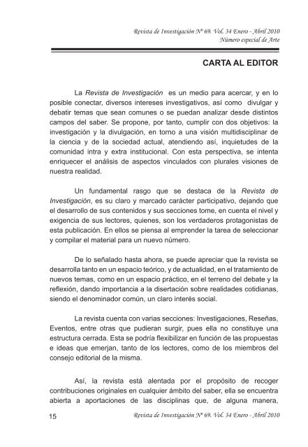 CARTA AL EDITOR - SciELO