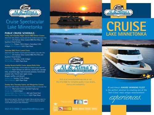 Download Brochure - Al and Alma's